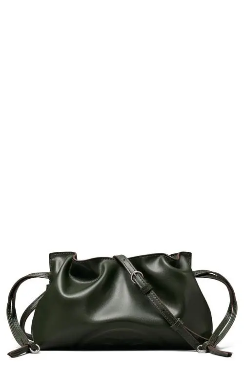 Tory Burch Ella Faux Leather Drawstring Pouch