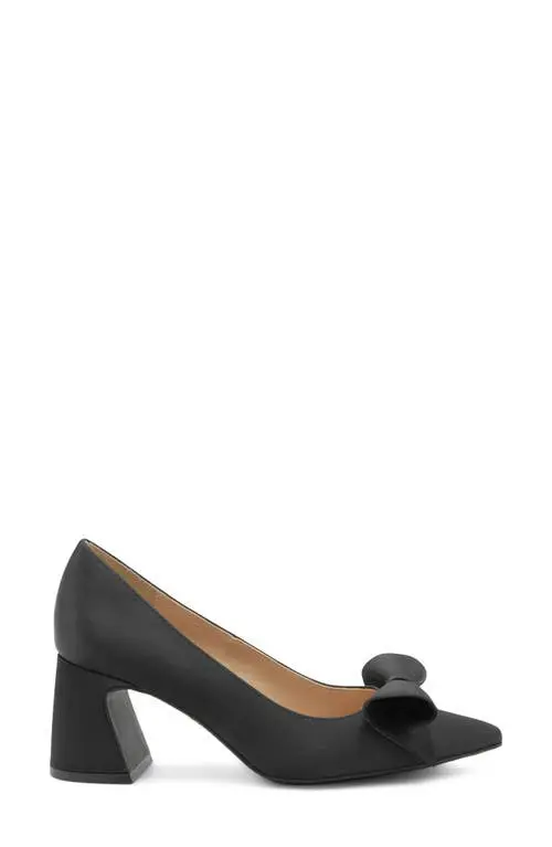 CHARLES DAVID Antonia Pointed Toe Pump With Bow Detailing