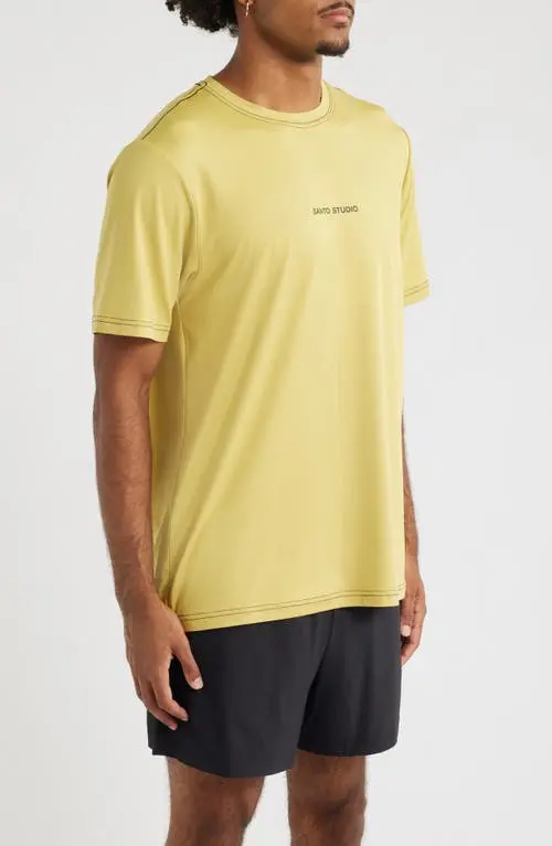 SANTO STUDIO Tempo Wordmark Tech Graphic T-shirt