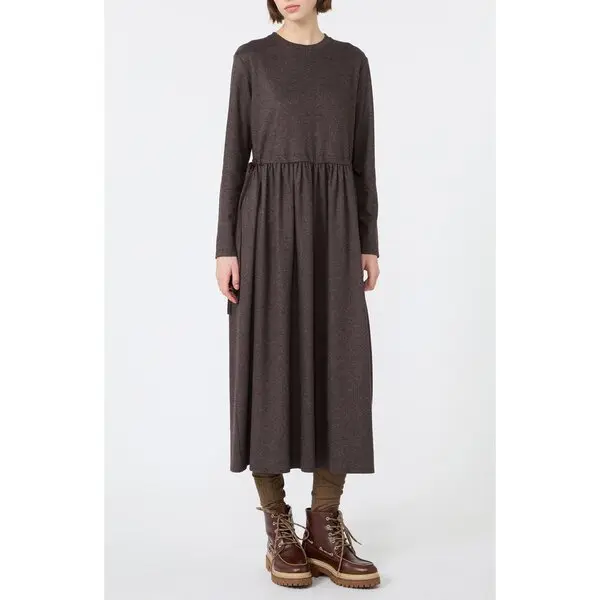 Max Mara Vettura Long Sleeve Midi Dress
