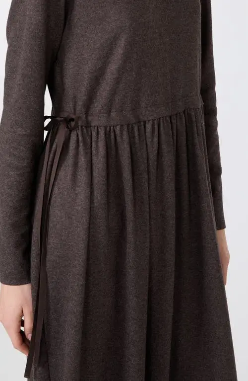 Max Mara Vettura Long Sleeve Midi Dress