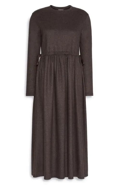 Max Mara Vettura Long Sleeve Midi Dress