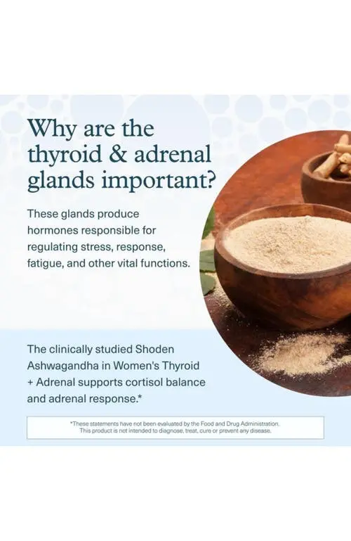 YOUTHEORY Thyroid Adrenal Support Wellness Capsules 60 Capsules
