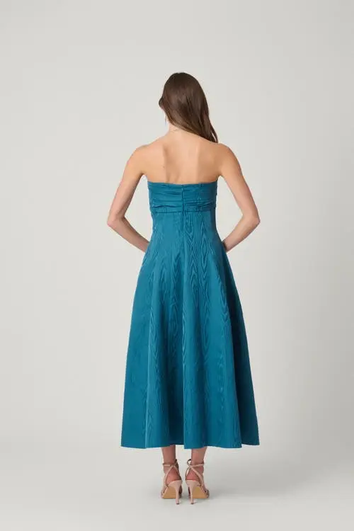 Shoshanna Midnight Moire Watson Dress