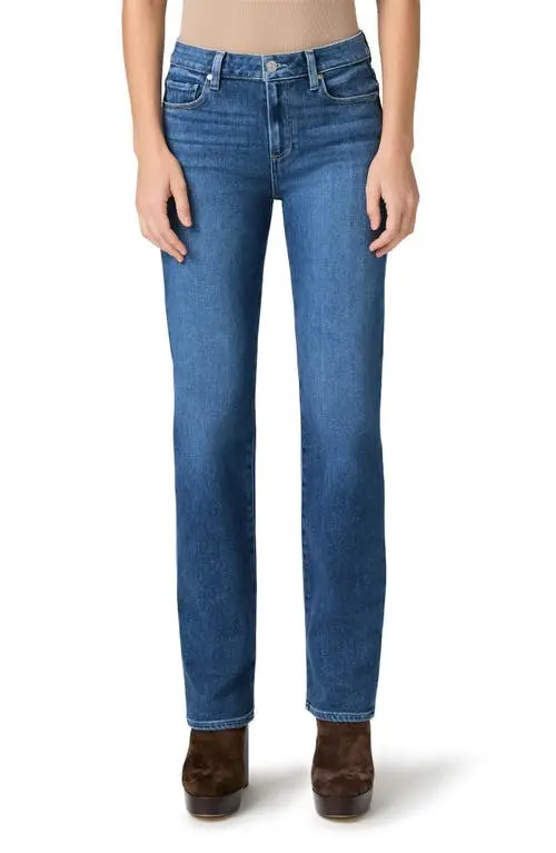 Paige Mason Mid Rise Ankle Straight Leg Jeans - Havens