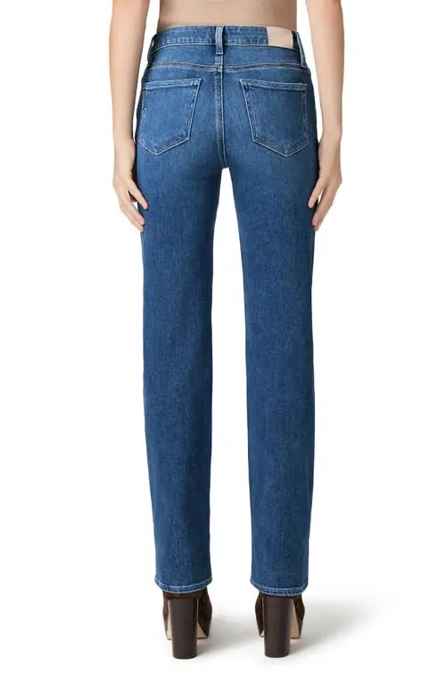 Paige Mason Mid Rise Ankle Straight Leg Jeans