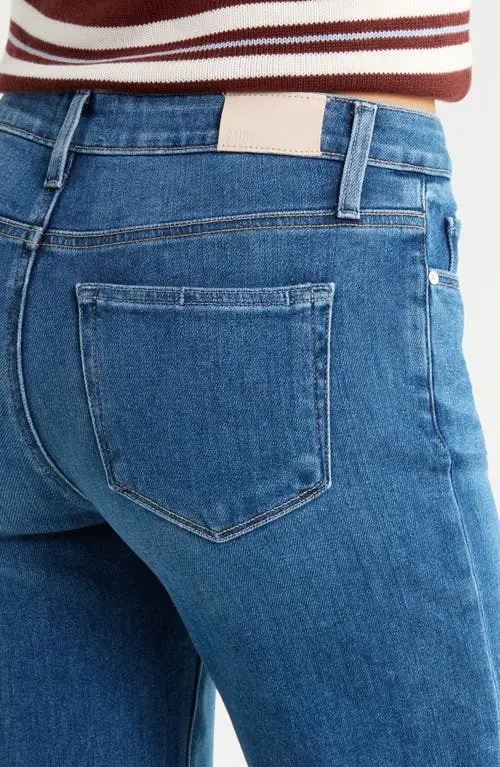 Paige Mason Mid Rise Ankle Straight Leg Jeans