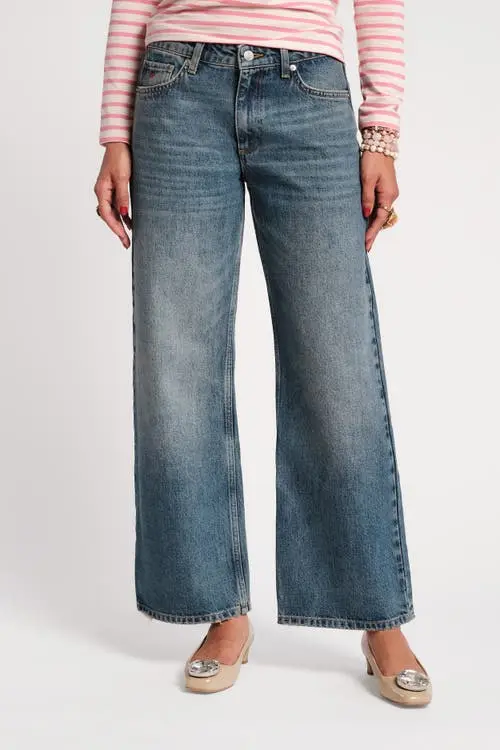 FRANCES VALENTINE Jessie Medium Rise Jean - Denim