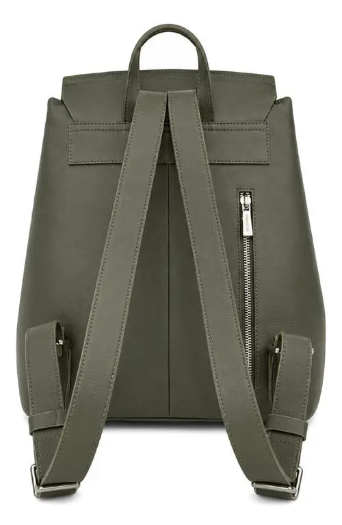 Écotorie Cotérie Clementine Leather Backpack - Dark Moss