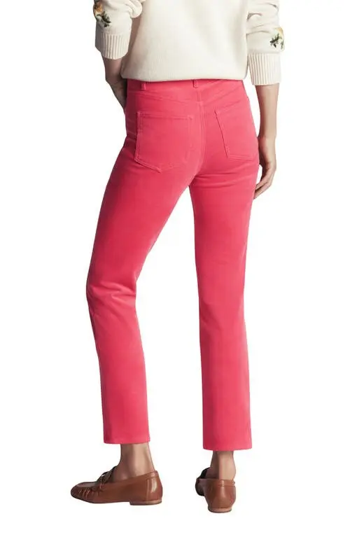 Boden High Waist Corduroy Slim Straight Leg Jeans