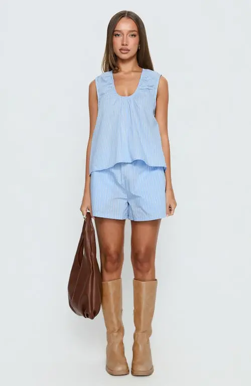 Princess Polly Carambola Striped Mid Rise Shorts