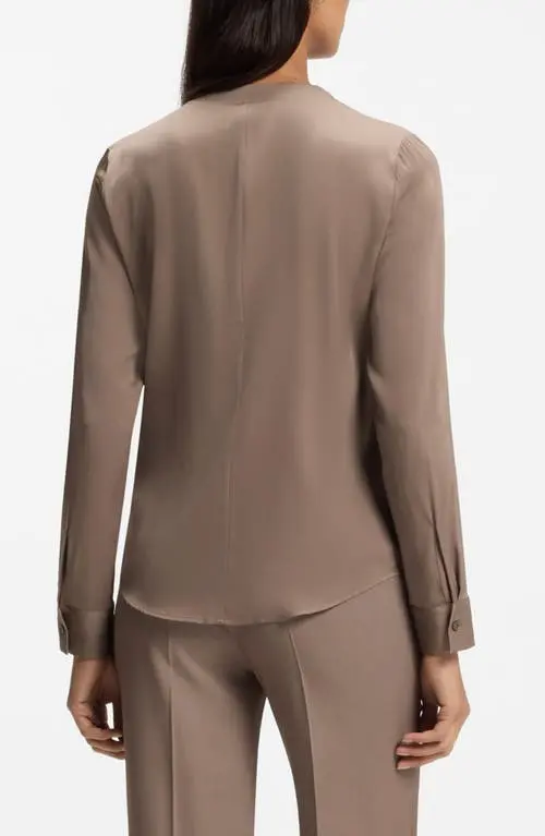 BOSS Banorah Stretch Silk Top