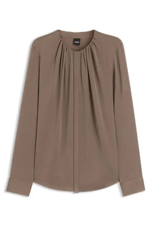BOSS Banorah Stretch Silk Top