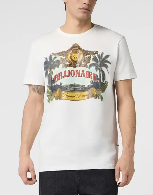 BILLIONAIRE Round-neck T-shirt Casablanca