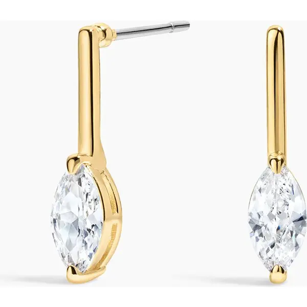 ELECTRIC PICKS JEWELRY Mini Baldwin Drop Earrings - Gold