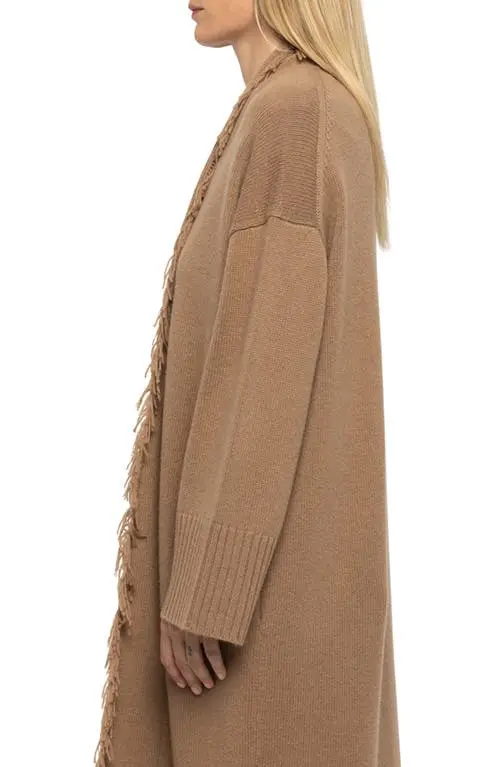 Zadig&Voltaire Caby Longline Fringe Cardigan
