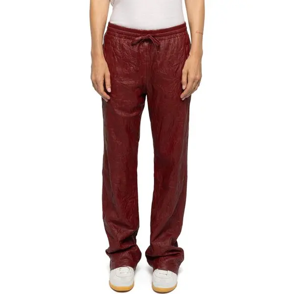Zadig&Voltaire Pocha Crushed Lambskin Joggers