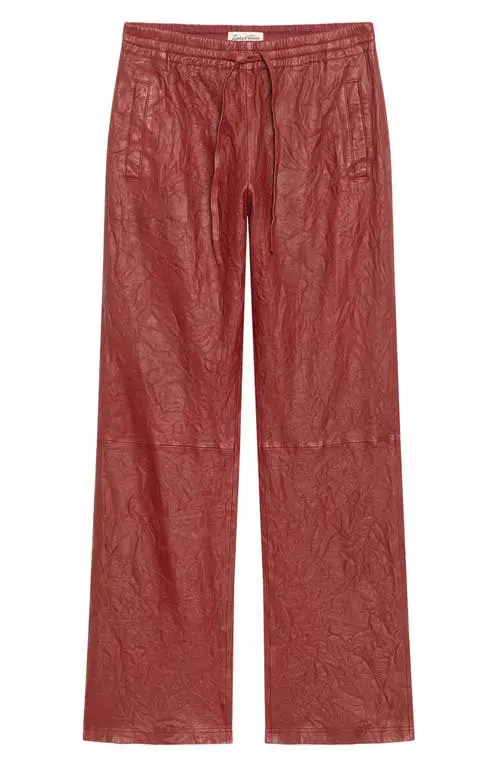 Zadig&Voltaire Pocha Crushed Lambskin Joggers