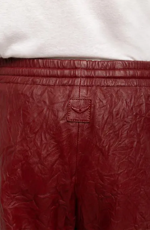 Zadig&Voltaire Pocha Crushed Lambskin Joggers