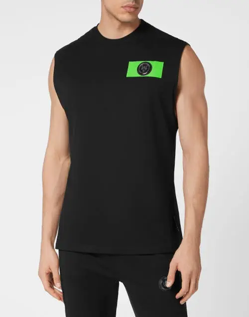 PLEIN SPORT Tank Top - Black