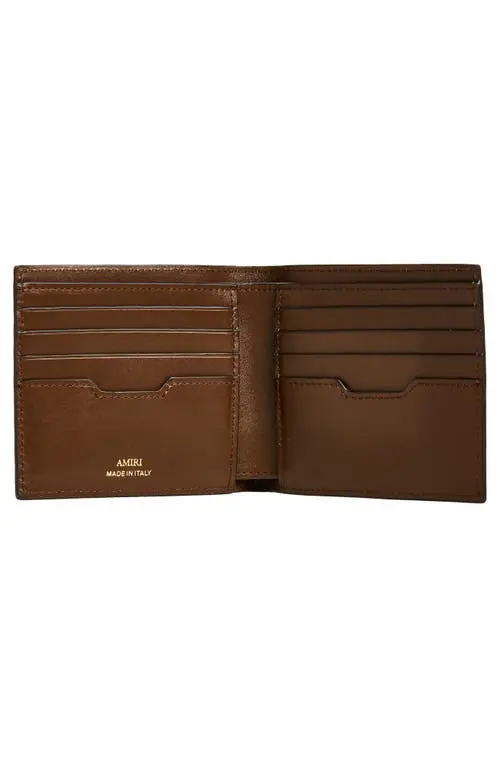 Amiri Python Embossed Bifold Wallet
