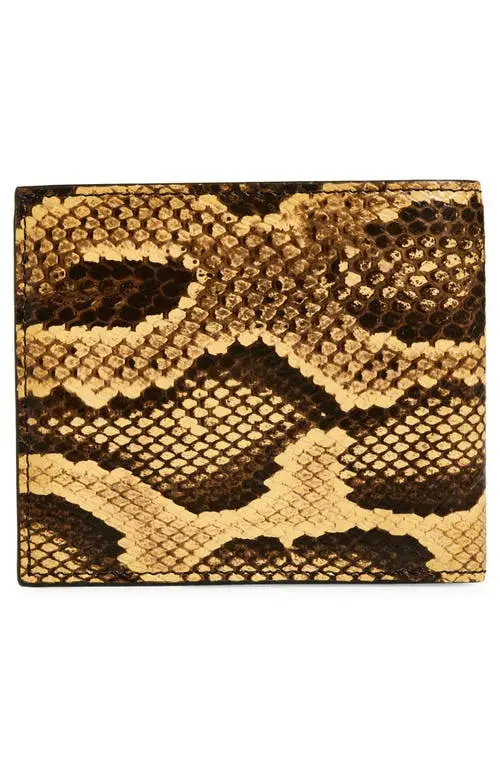 Amiri Python Embossed Bifold Wallet