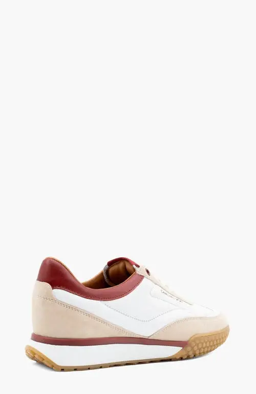 CAVALINHO Sport Leather Lace-up Sneakers - Red/white/beige