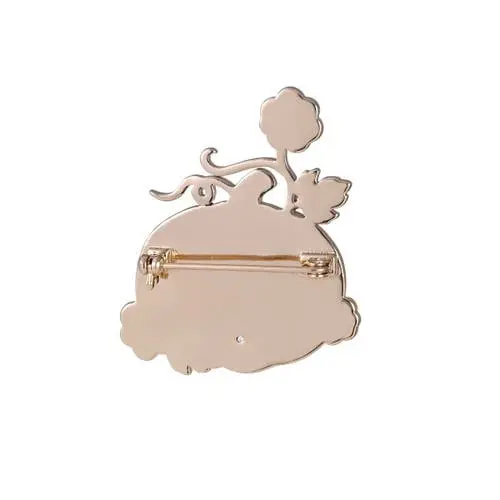 HALLMARK Glitter Enamel Pumpkin Statement Pin