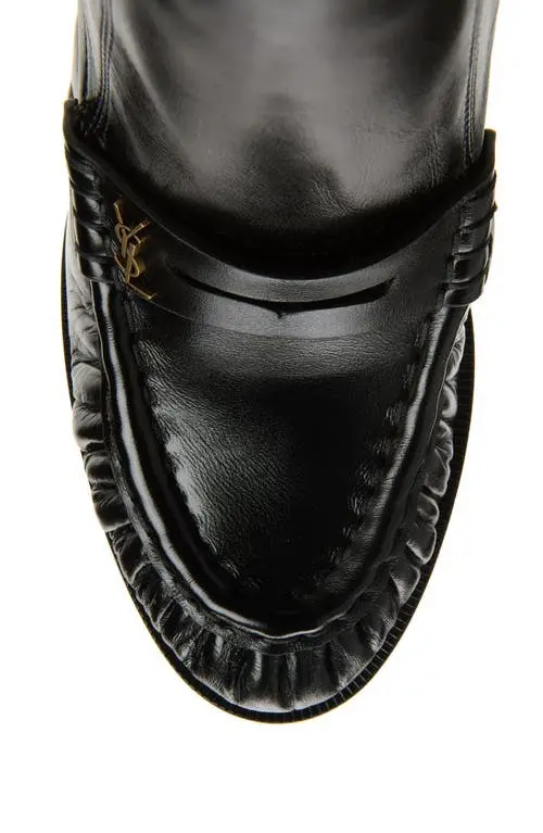 Saint Laurent Le Loafer Knee-high Boots