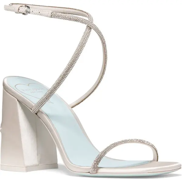 Kate Spade New York Say I Do Embellished Block Heel Sandals