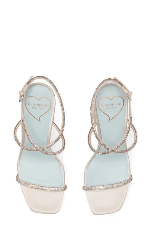 Kate Spade New York Say I Do Embellished Block Heel Sandals