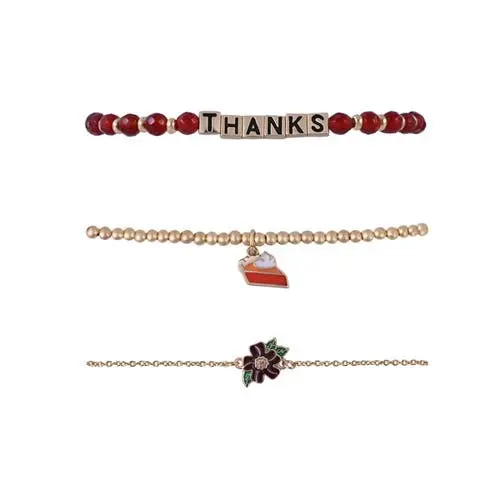 HALLMARK 8-piece Fall Themed Bracelet Set