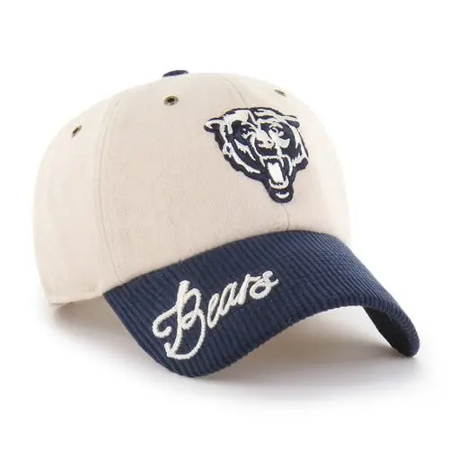 '47 Navy Chicago Bears Rope Script Clean Up Adjustable Hat