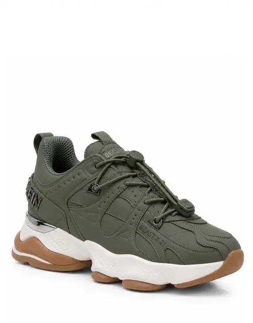 PLEIN SPORT Runner Beast X-01 Nappa - Green