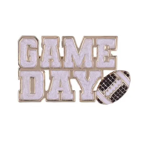 HALLMARK Game Day Glitter And Stone Pin