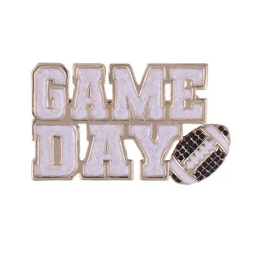 HALLMARK Game Day Glitter And Stone Pin