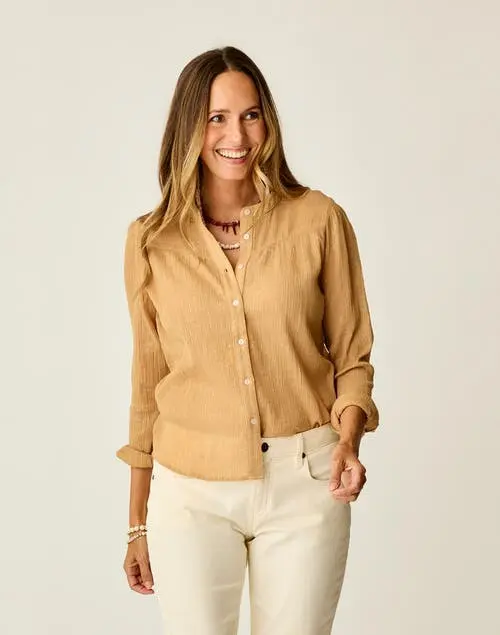 Carve Designs Tatum Gauze Top