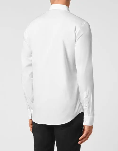 Philipp Plein Shirt Slim Fit Skull - White