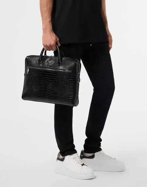 Philipp Plein Laptop Bag Cocco