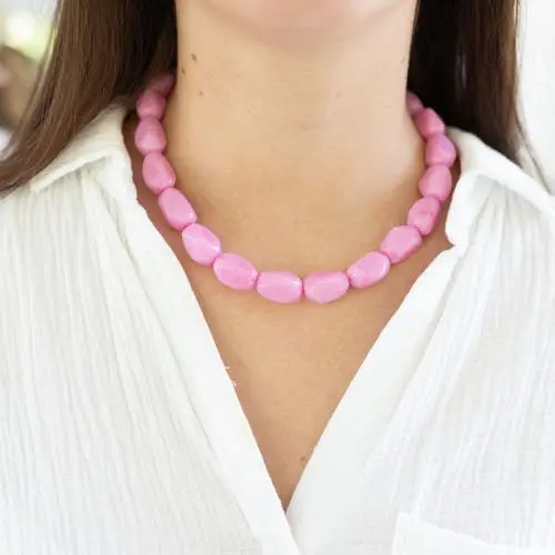 ERIN MCDERMOTT JEWELRY The Megan Resin Bead Necklace