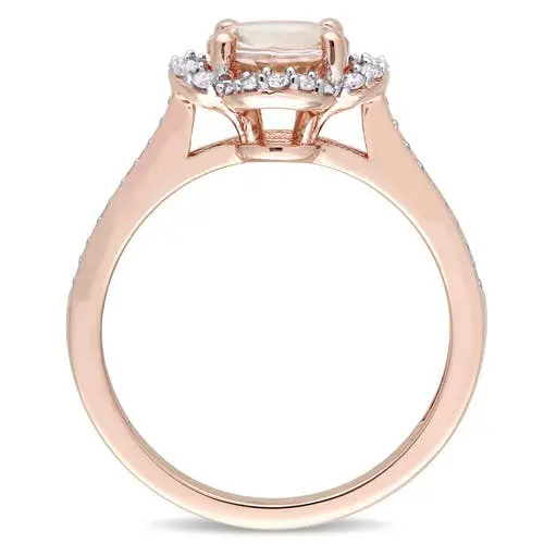 JULIANNA B. 14k Rose Gold Diamond And Ring