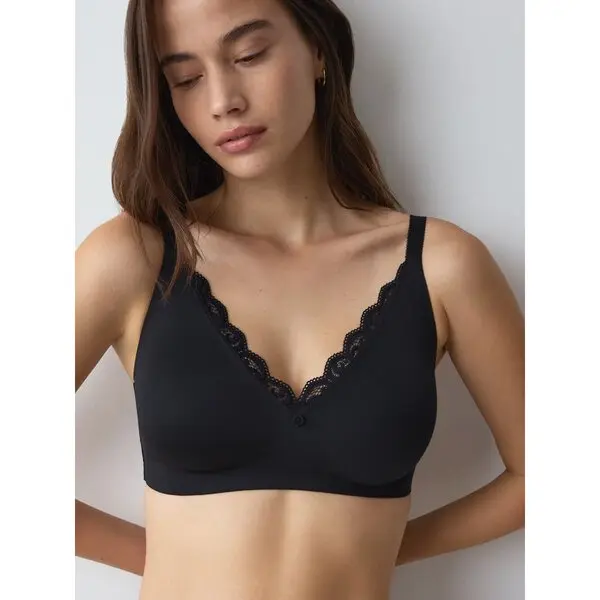 TRIUMPH Amourette Wireless Minimizer Bra - Black