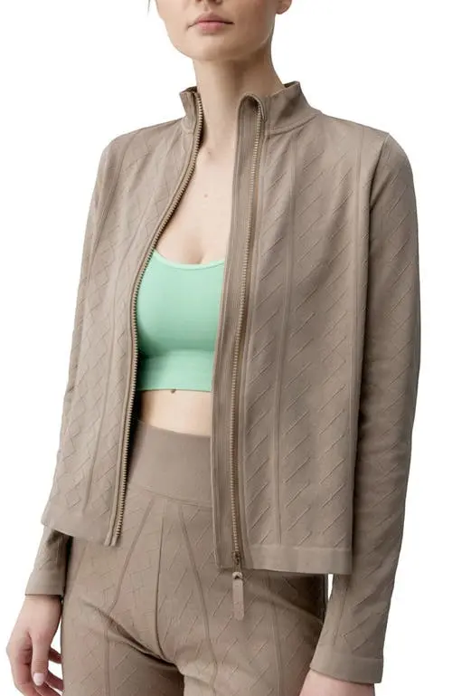 BORN LIVING YOGA Seamless Zip-up Jacket
