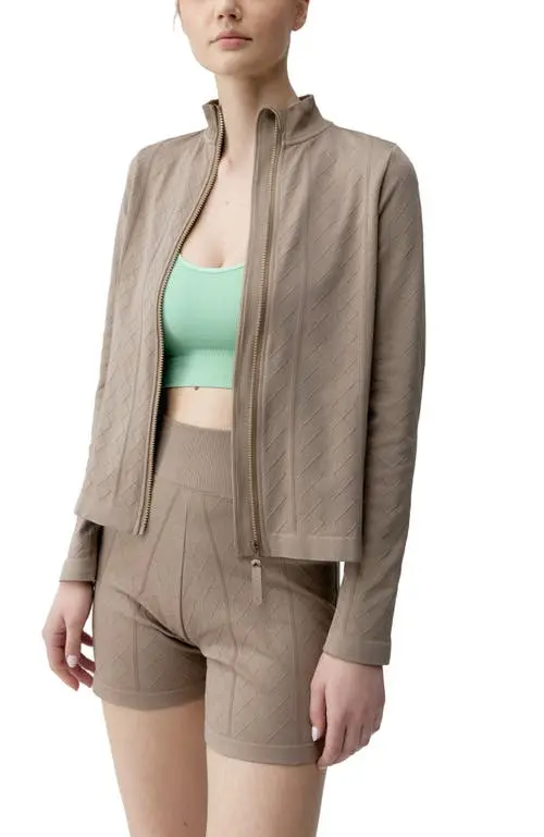 BORN LIVING YOGA Seamless Zip-up Jacket