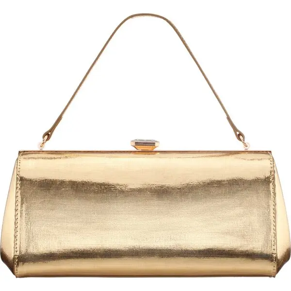 Nina Delsie-d Clutch - Gold