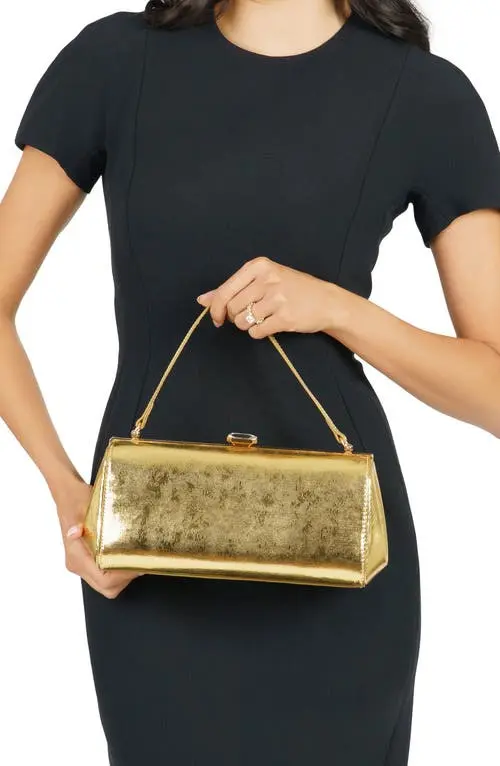 Nina Delsie-d Clutch - Gold