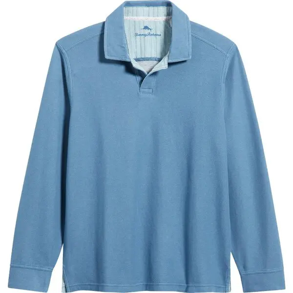 Tommy Bahama Maldives Long Sleeve Polo - Kingfish