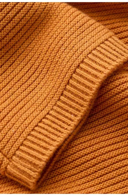 SEASALT CORNWALL Textured Crewneck Sweater In Organic & Recycled Cotton