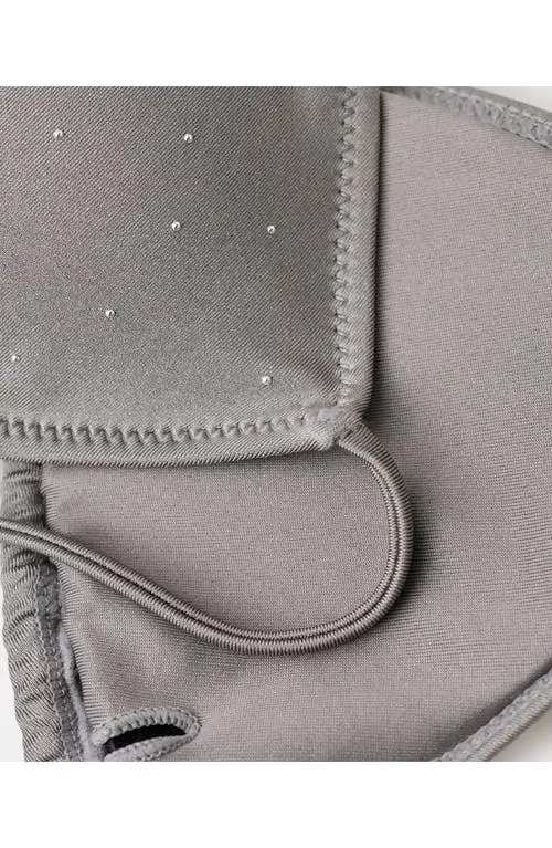 Mango Rhinestone Embellished Triangle Bikini Top