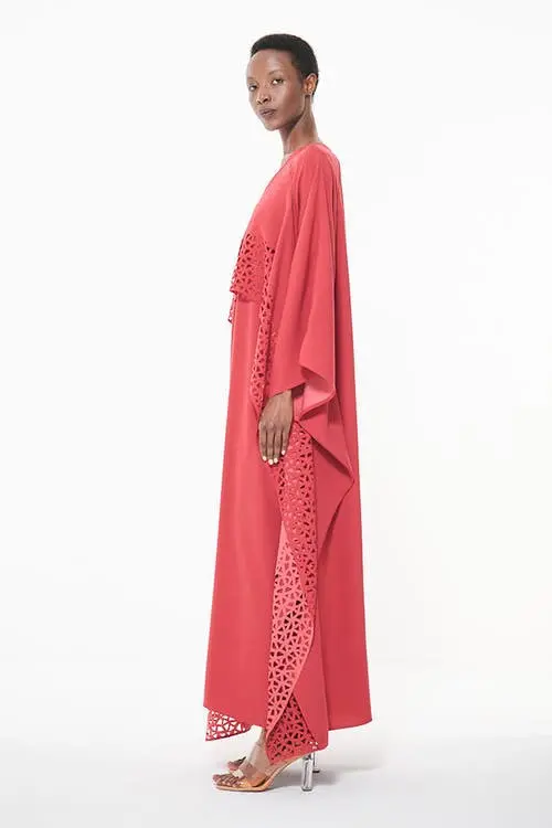 LEEM Laser Cut Cape Kaftan